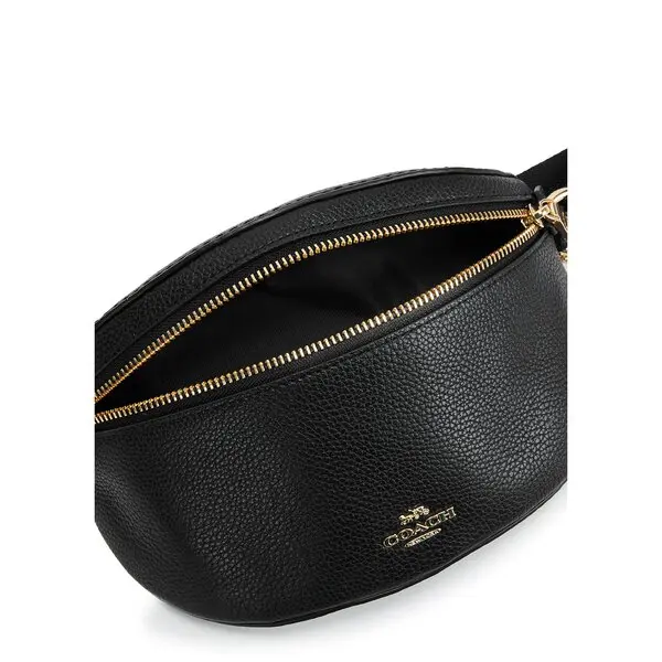 Coach Bethany Leather Belt Bag - Black | Editorialist