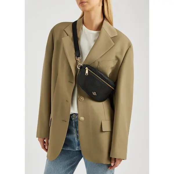 Coach Bethany Leather Belt Bag - Black | Editorialist
