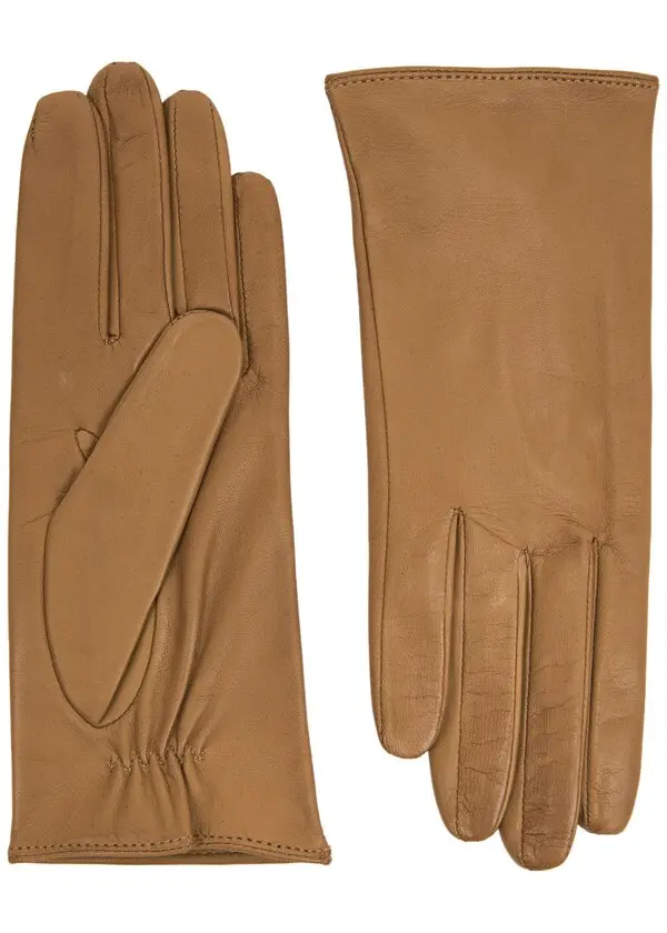 HANDSOME STOCKHOLM Leather Gloves - Camel