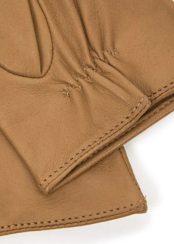 HANDSOME STOCKHOLM Leather Gloves - Camel
