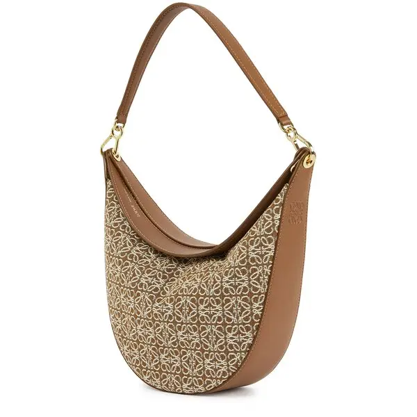 Loewe Luna Logo-jacquard Shoulder Bag