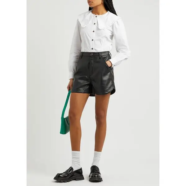 GANNI Cotton-poplin Shirt