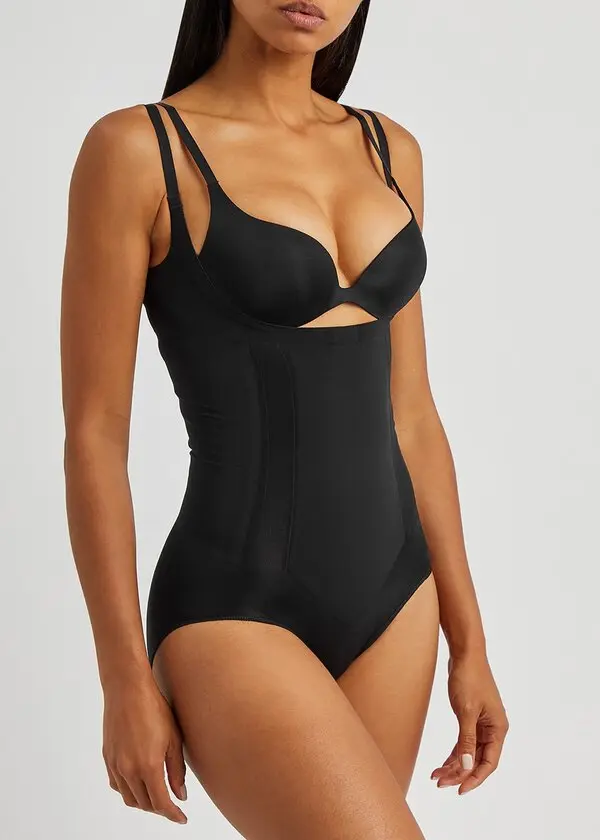Spanx Oncore Open-bust Bodysuit - Black