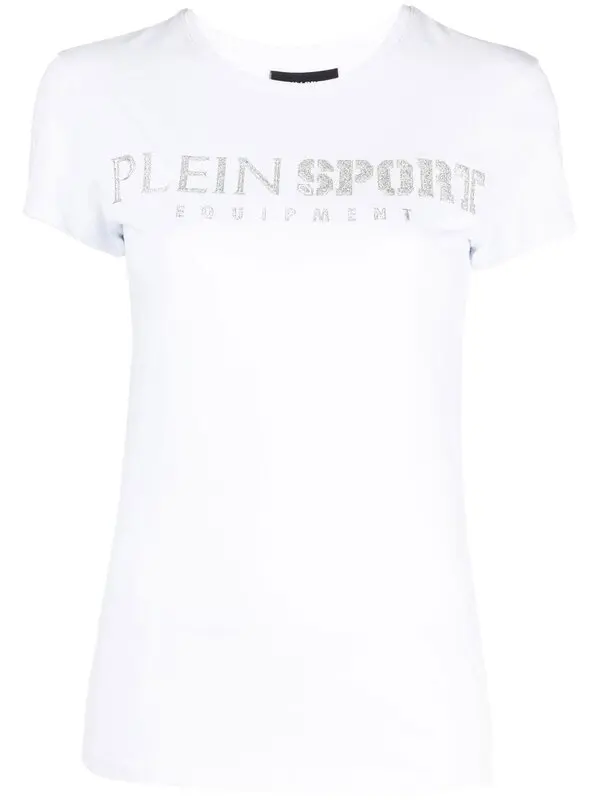 PLEIN SPORT Logo-print Short-sleeve T-shirt - White