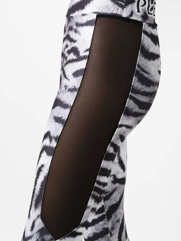 PLEIN SPORT Tiger High-waist Leggings