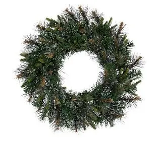 VICKERMAN 24' Cashmere Artificial Christmas Wre Th, Unlit - One-color