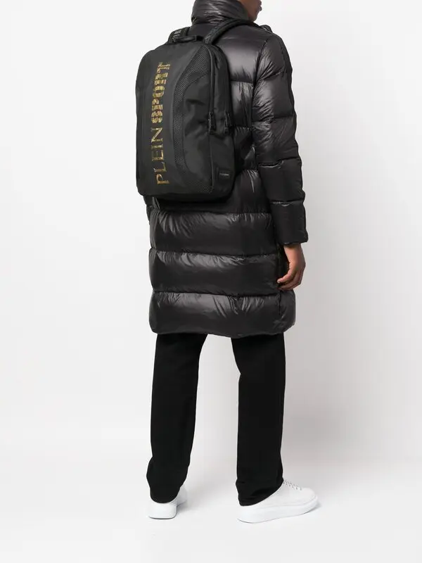 PLEIN SPORT Logo-print Backpack