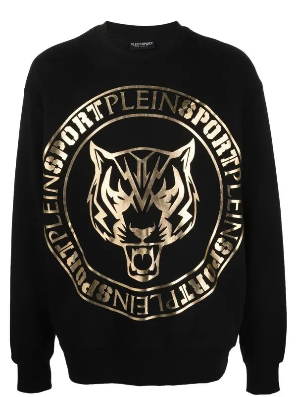 PLEIN SPORT Tiger-head Logo Sweatshirt