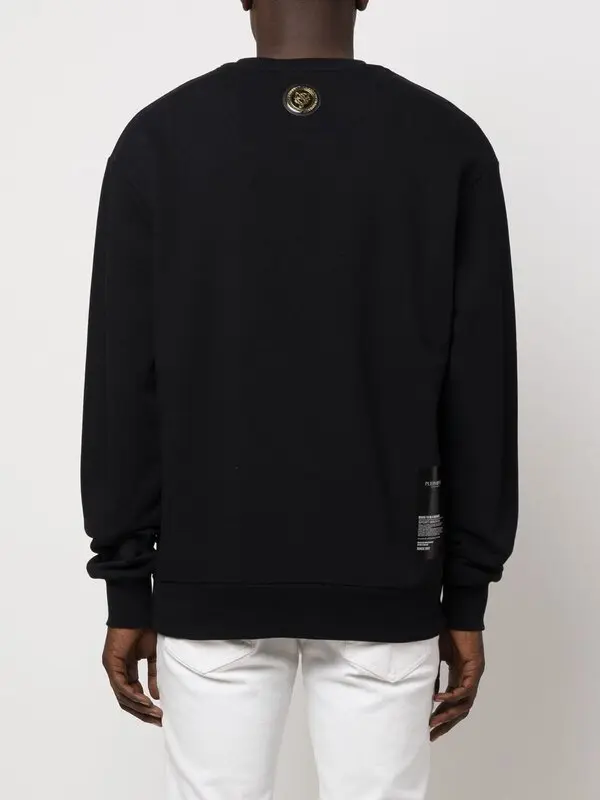 PLEIN SPORT Tiger-head Logo Sweatshirt