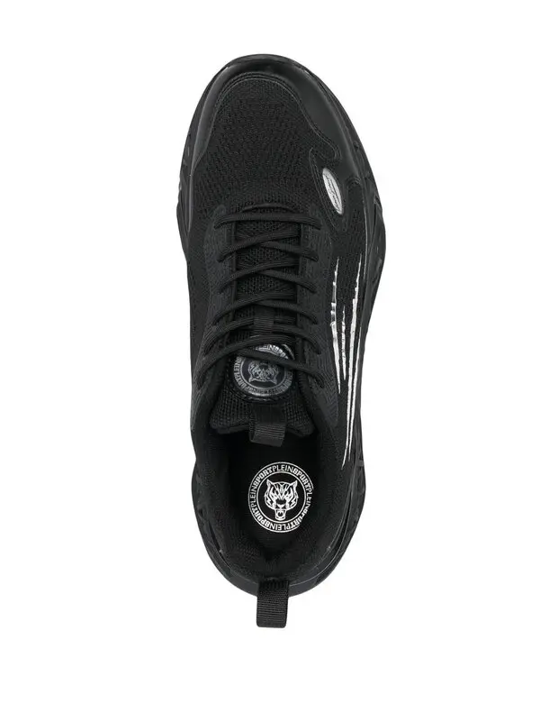 PLEIN SPORT Panelled Lace-up Sneakers
