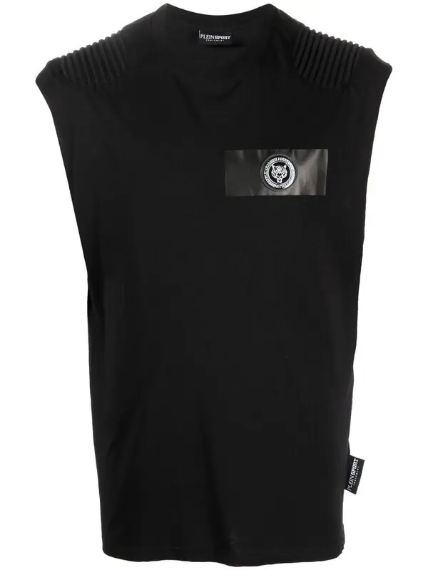 PLEIN SPORT Round Neck Tank Top