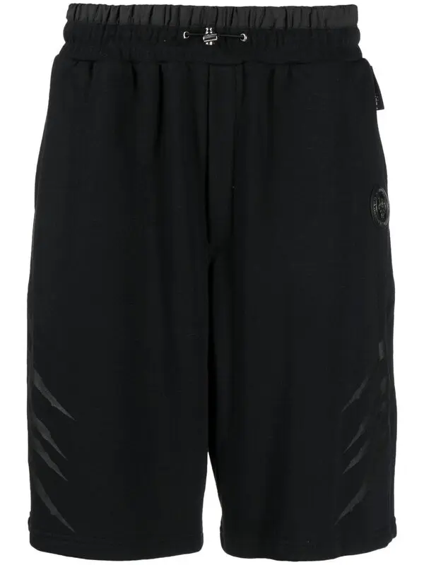 PLEIN SPORT Stripe-print Jogging Shorts