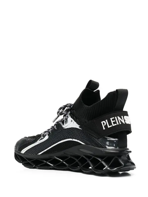PLEIN SPORT Panelled High-top Sneakers