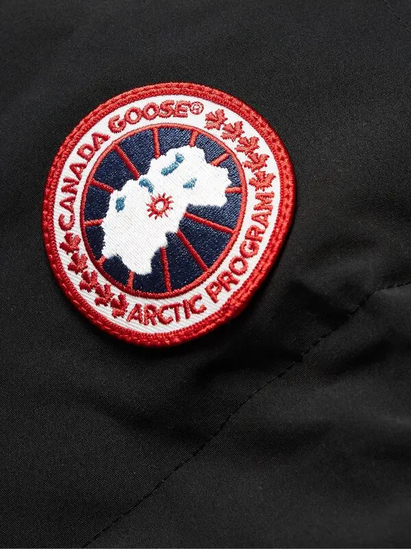 Canada Goose Macmillan Logo-appliquéd Quilted Shell Hooded Down Parka - Black