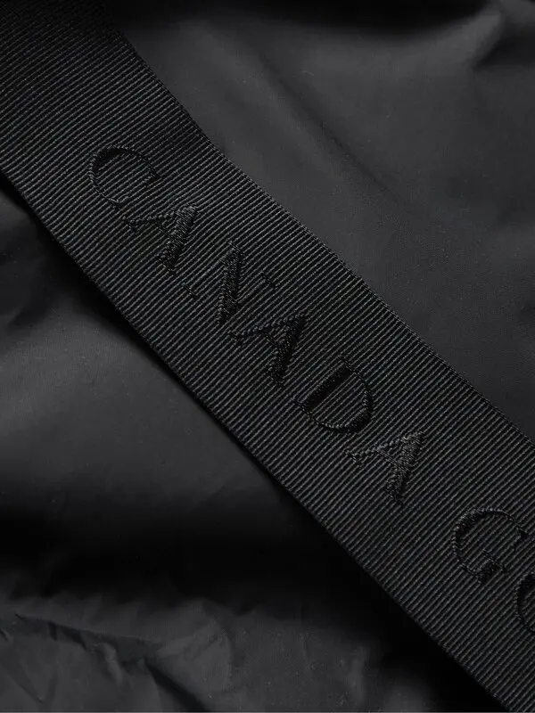 Canada Goose Macmillan Logo-appliquéd Quilted Shell Hooded Down Parka - Black