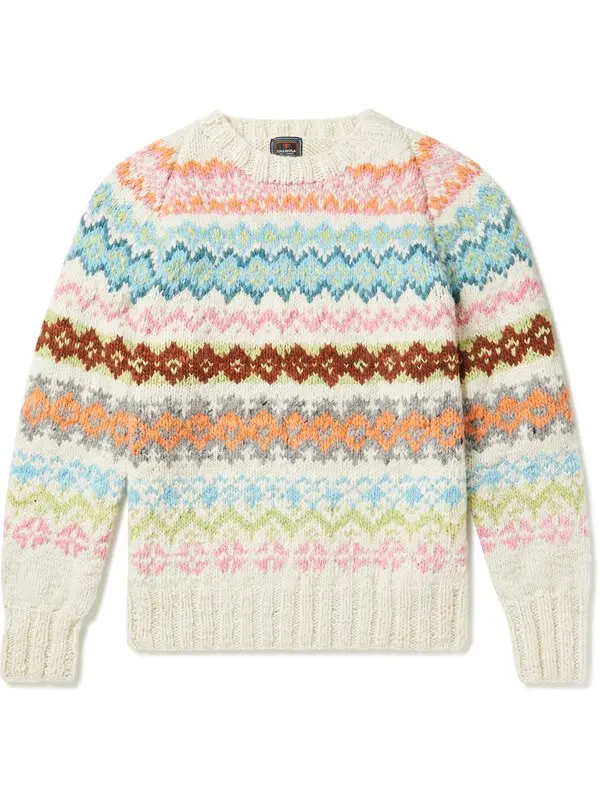 CHAMULA Fair Isle Merino Wool Sweater