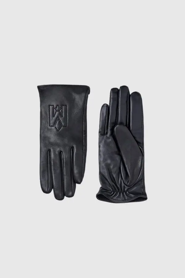 Mackage Eunice Leather Driving Gloves - Black