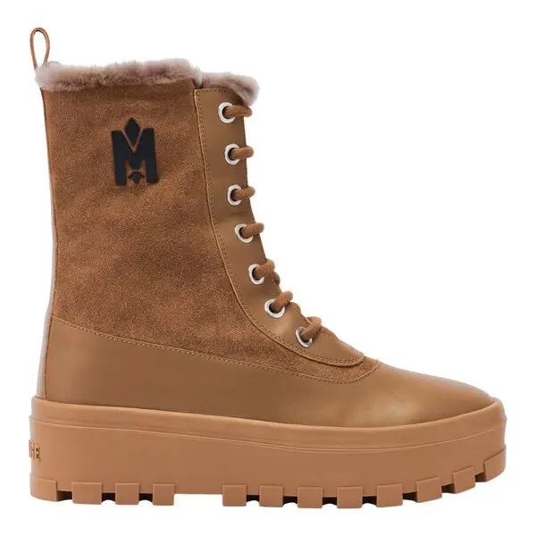 Mackage Hero-ms Lamb Suede Winter Boots - Camel