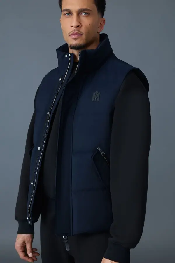Mackage Joseph Nordic Tech Down Vest - Navy