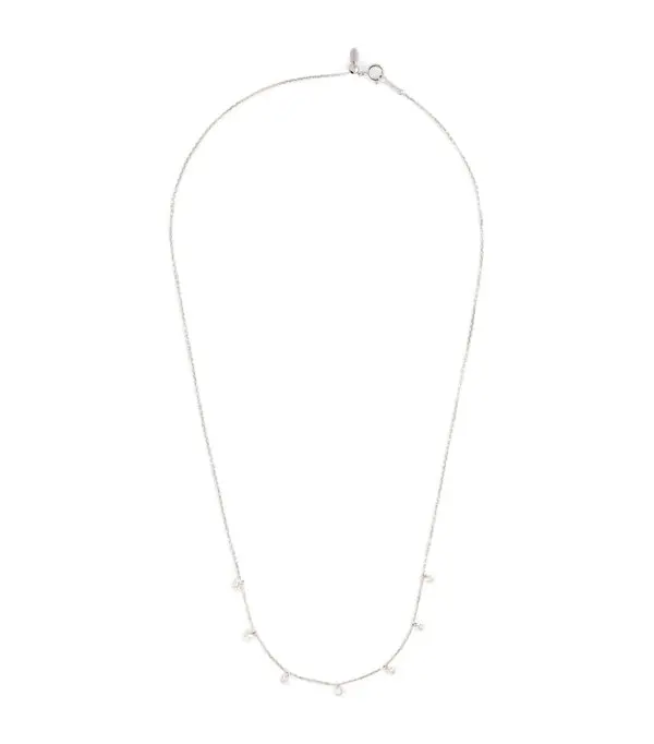 PERSEE Gold And Diamond 7-stone Danaé Necklace - White
