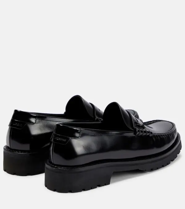 Saint Laurent Le Loafer Leather Penny Loafers