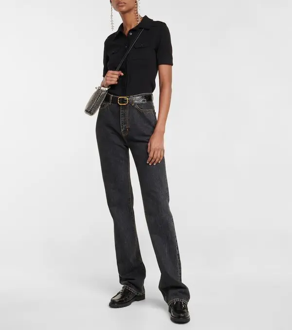 Saint Laurent Le Loafer Leather Penny Loafers