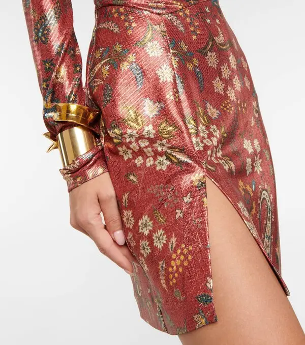 Etro Paisley Print Minidress