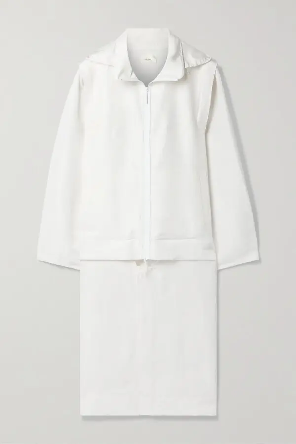 THE ROW Milvran Convertible Linen-blend Jacket