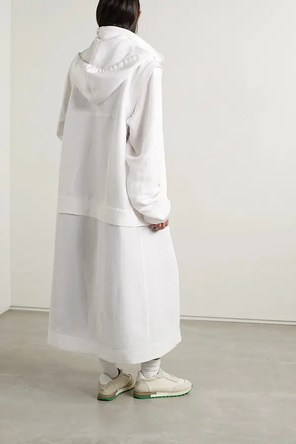 THE ROW Milvran Convertible Linen-blend Jacket