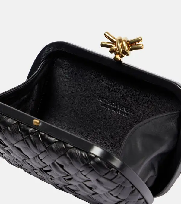 Bottega Veneta Knot Leather Clutch