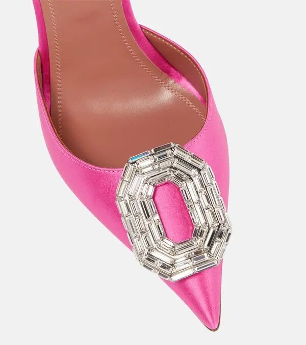 Amina Muaddi Camelia Slingback Pumps