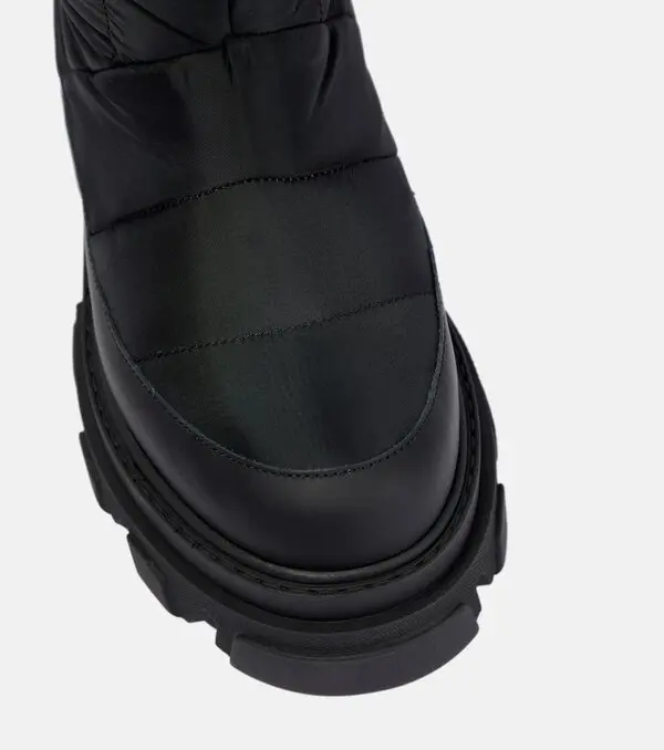 GIA BORGHINI Knee-high Quilted Fabric Boots