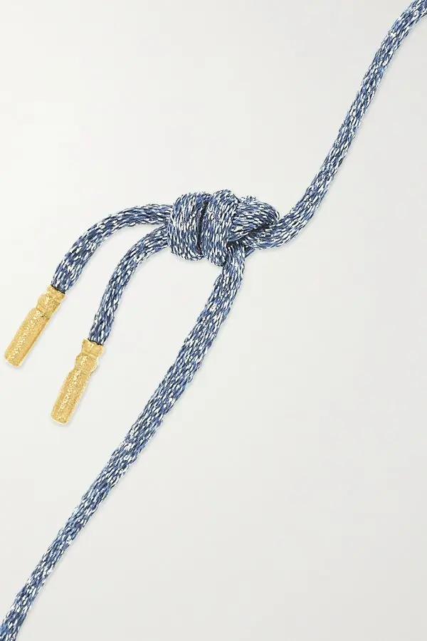 Carolina Bucci Forte Beads Moonbow 18-karat And Lurex Multi-stone Bracelet Kit