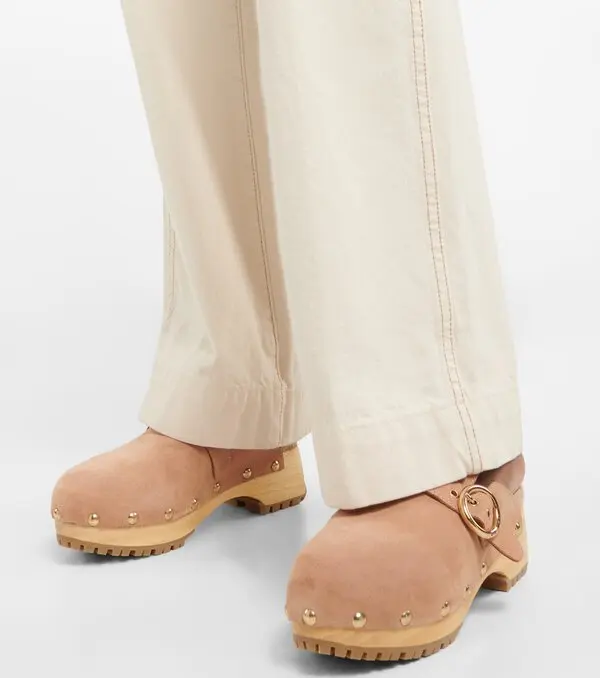 See By Chloé Viviane Suede Clogs