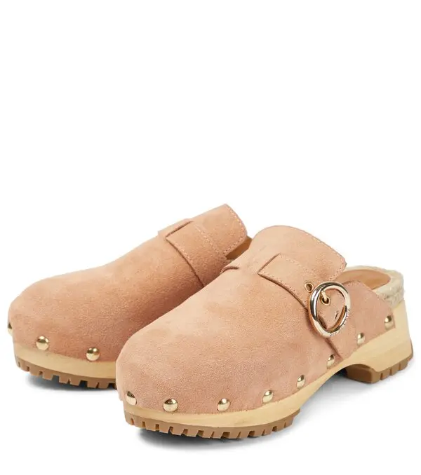 See By Chloé Viviane Suede Clogs