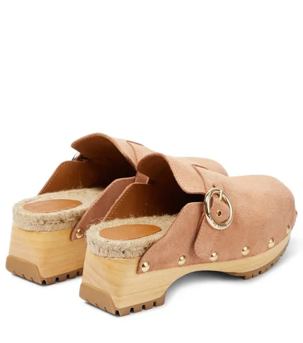 See By Chloé Viviane Suede Clogs