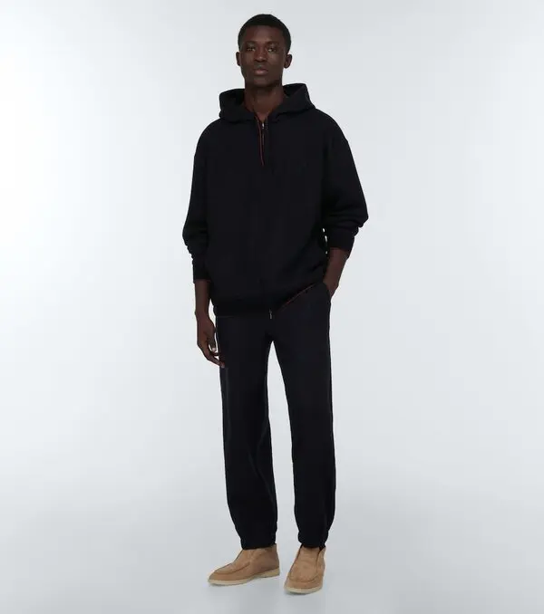Loro Piana Zipped Cashmere-blend Hoodie