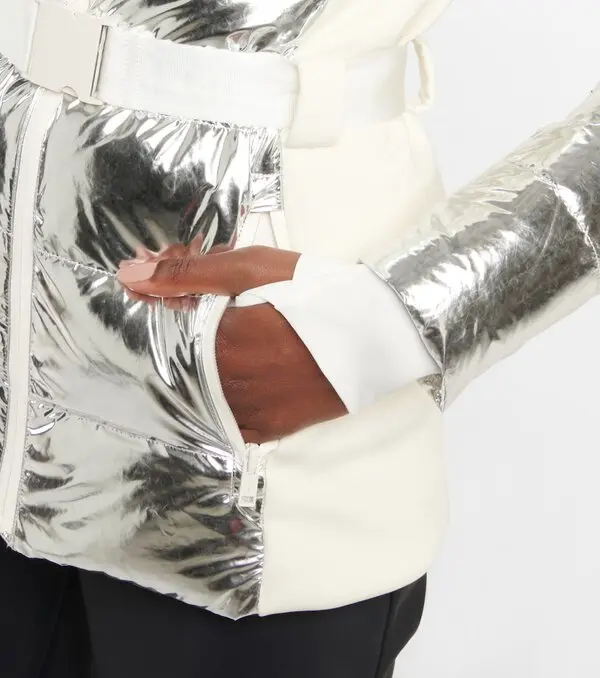 YVES SALOMON Shearling-trimmed Down Ski Jacket