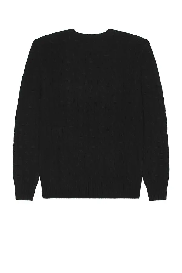 Polo Ralph Lauren Cable Knit Sweater - Black