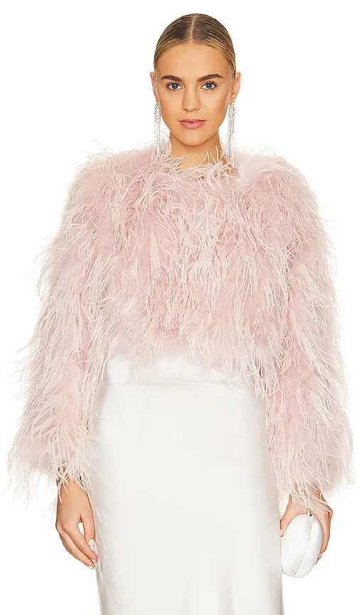 BUBISH Lara Feather Jacket - Lilac