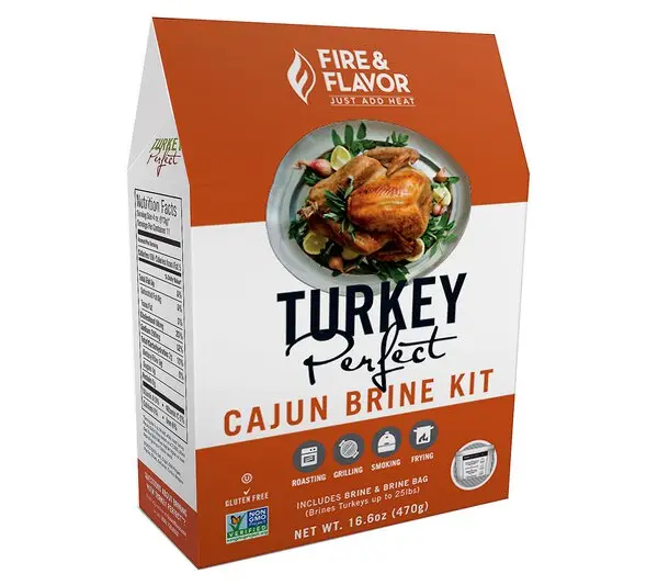FIRE & FLAVOR Turkey Perfect Cajun Brine Kit - One-color