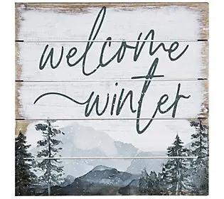 SINCERE SURROUNDINGS 8' Welcome Winter Pallet P Etite