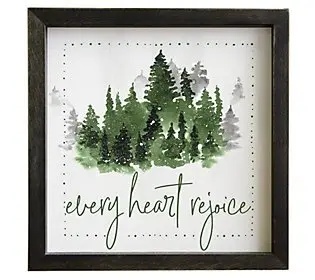 SINCERE SURROUNDINGS 10' Every Heart Rejoice Ru Stic Frame - One-color