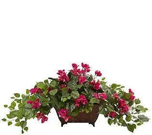 NEARLY NATURAL Bougainvillea In Metal Planter Nearly Natura L - One-color