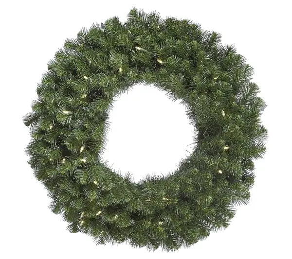 VICKERMAN 36' Douglas Fir Wreath By - One-color