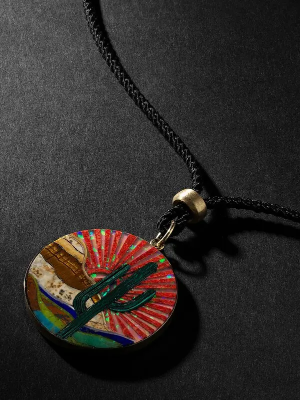 Jacquie Aiche Gold Pendant Necklace