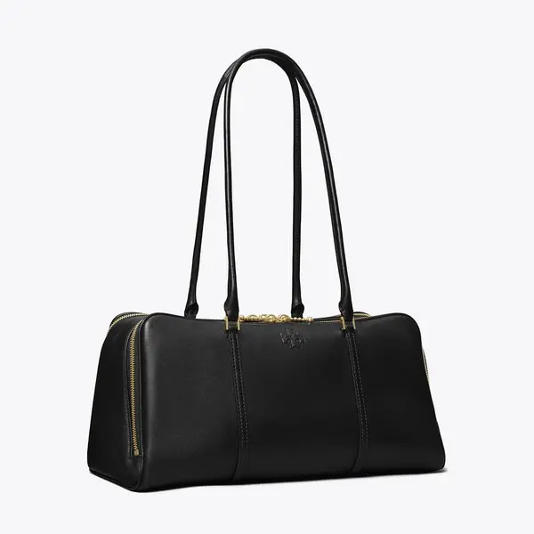 Tory Burch Marshmallow Satchel - Black