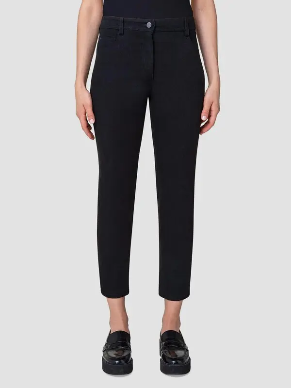 Akris Maru Slim Ankle Jeans - Black