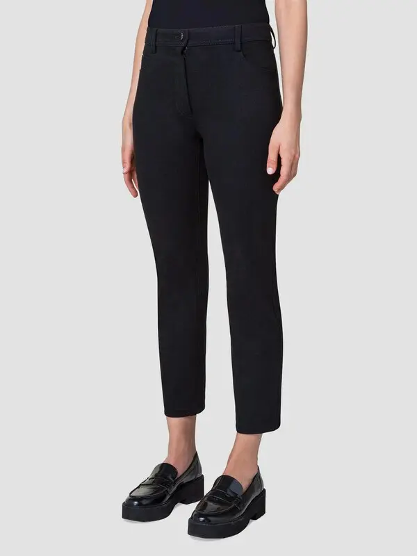 Akris Maru Slim Ankle Jeans - Black