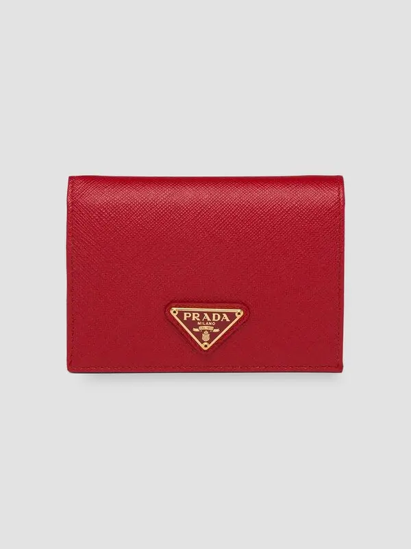 Prada Saffiano Leather Wallet - Medium Beige
